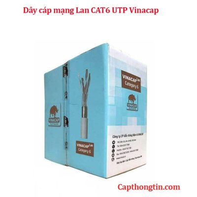 Dây Cáp mạng Lan Vinacap Cat6 UTP chất lượng cao uy tín