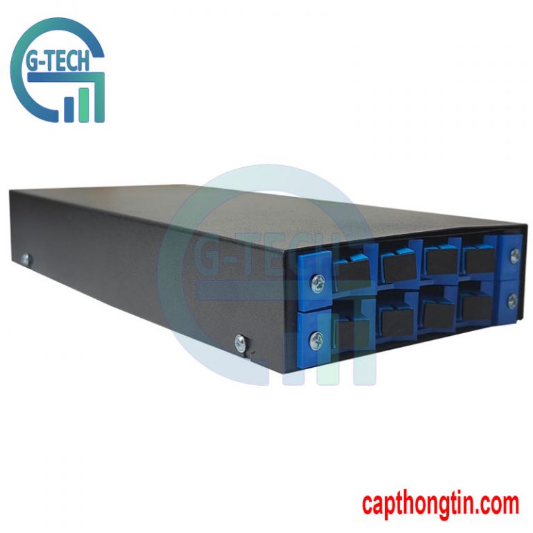 Hộp phối quang ODF 8 Port đầy đủ phụ kiện, bảo hành chính hãng