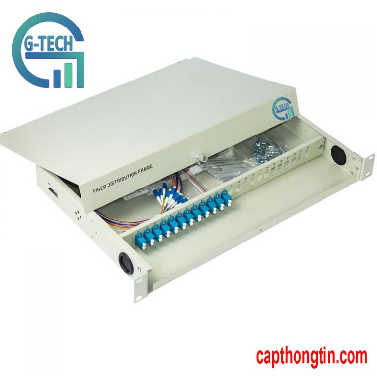 Hộp phối quang ODF 24 Ports, 24 Core, 24FO chính hãng