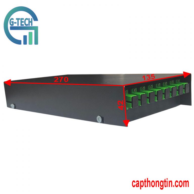 Hộp phối quang ODF 8 Port đầy đủ phụ kiện, bảo hành chính hãng